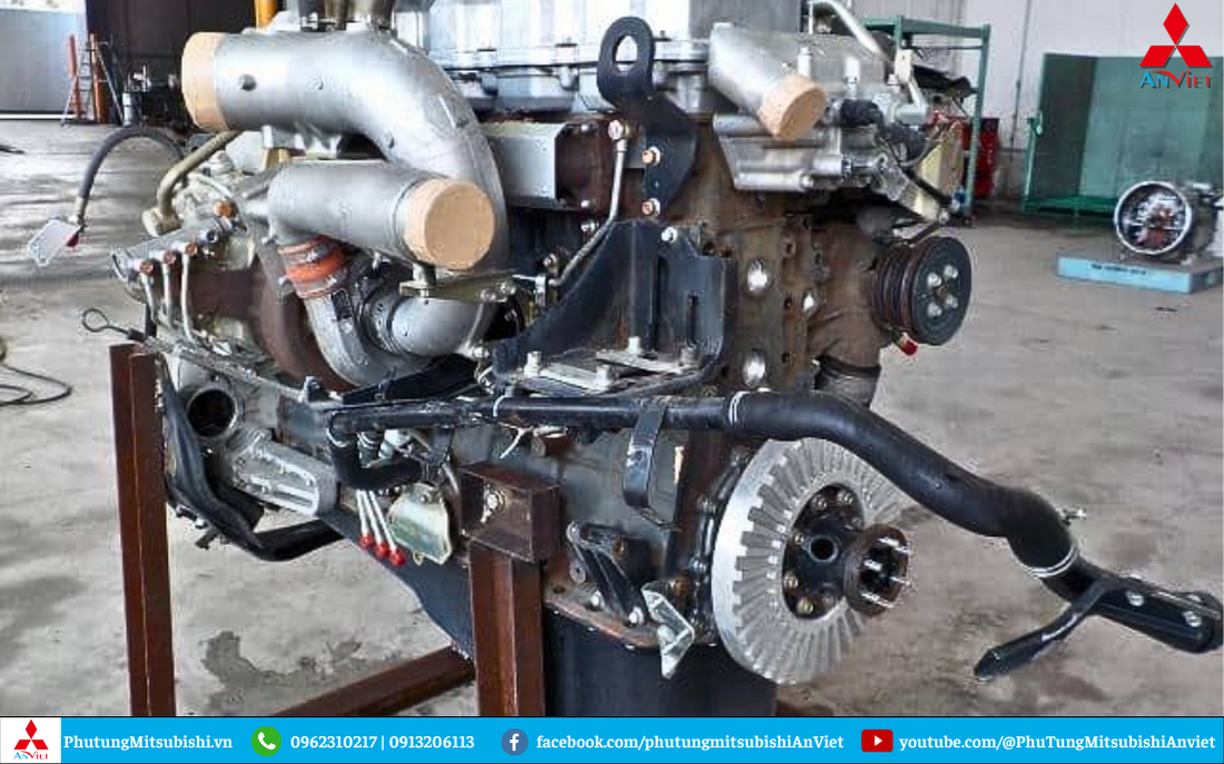 Động cơ Mitsubishi 6M70 mạnh mẽ vượt trội